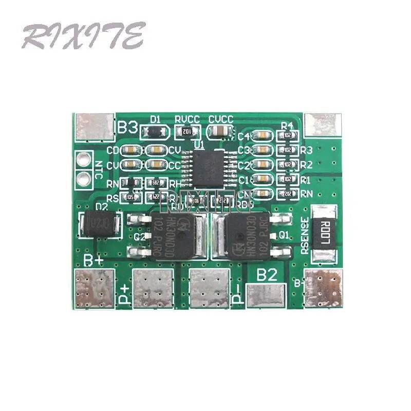 RIXITE BMS 4S 3.2V LiFePO4, 12.8В-14.4В