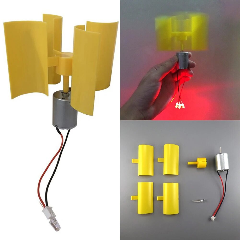 Вертикальный ветряной генератор для сборки