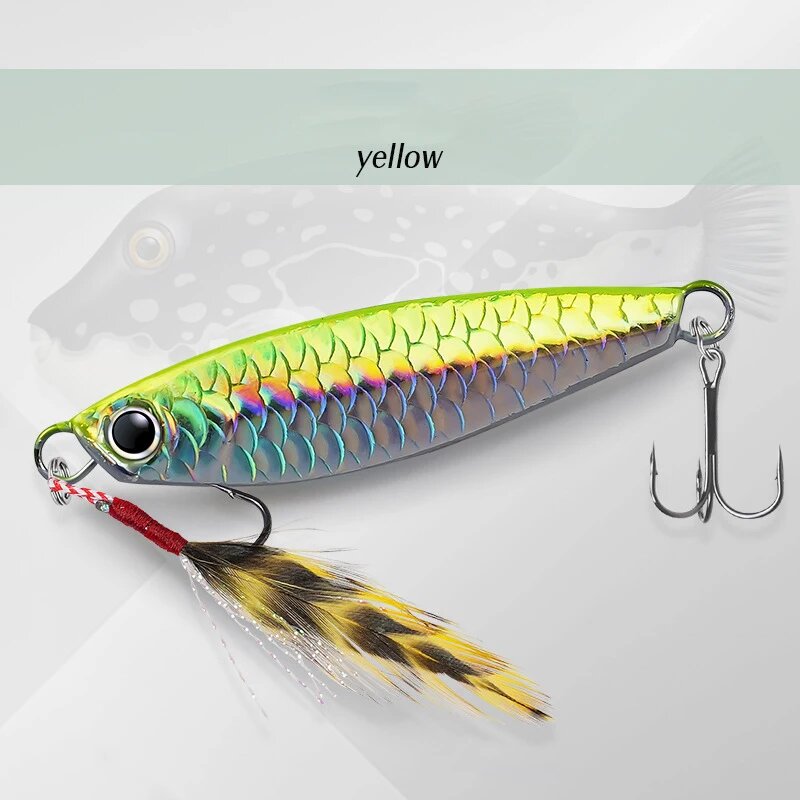 Джиг-крючок JULYHOT 10g Yellow Green