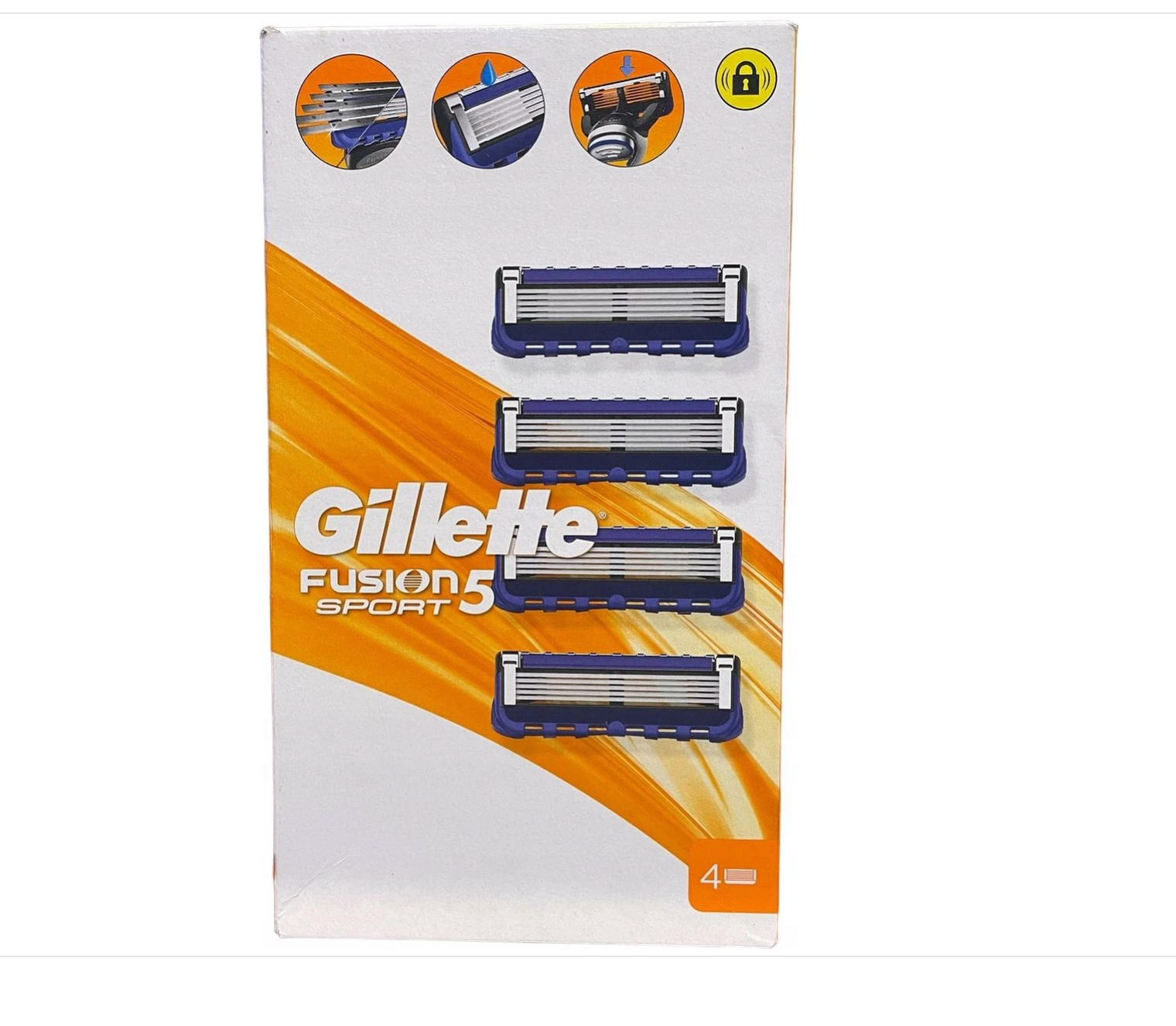 Сменные кассеты Gillette Fusion5 Sport, 4 шт.