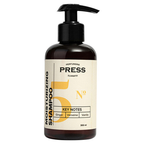PRESS GURWITZ PERFUMERIE №5 Ginger, Vanilla, Verviene Увлажняющий шампунь 300 мл