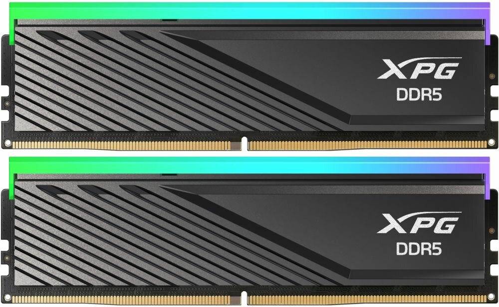 Модуль оперативной памяти ADATA Память 32GB DDR5 6000 DIMM XPG Lancer Blade RGB AX5U6000C3016G-DTLABRBK kit 2*16, 1.35V, CL30-40-40