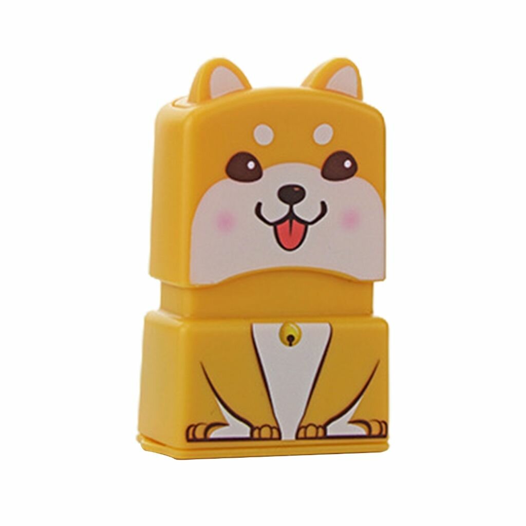 Принадлежности для тюленей, Карикатурная печать для детей - маленькая желтая собака