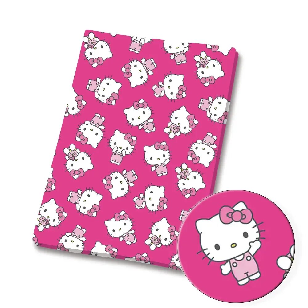 MINISO Футболка Hello Kitty из полиэстера и хлопка 140x50 см Розовый, Polyester cotton, 40418