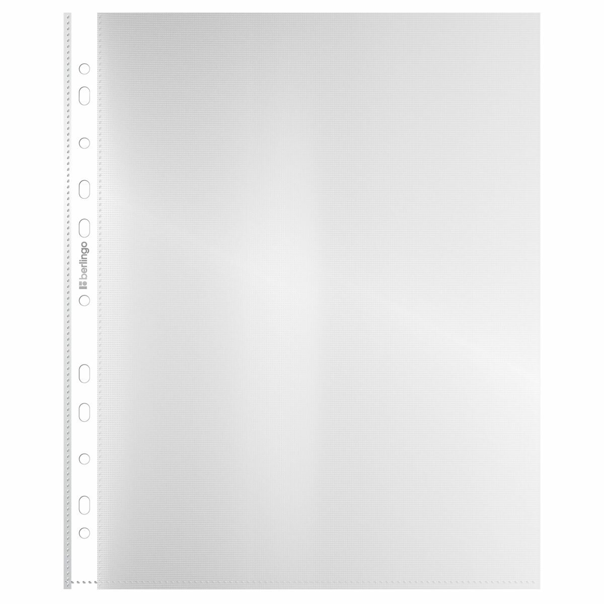 Файл-вкладыш с перфорацией Berlingo Squares (А4, 30мкм, рельефный матовый) (SPs_A4030), 3000шт.