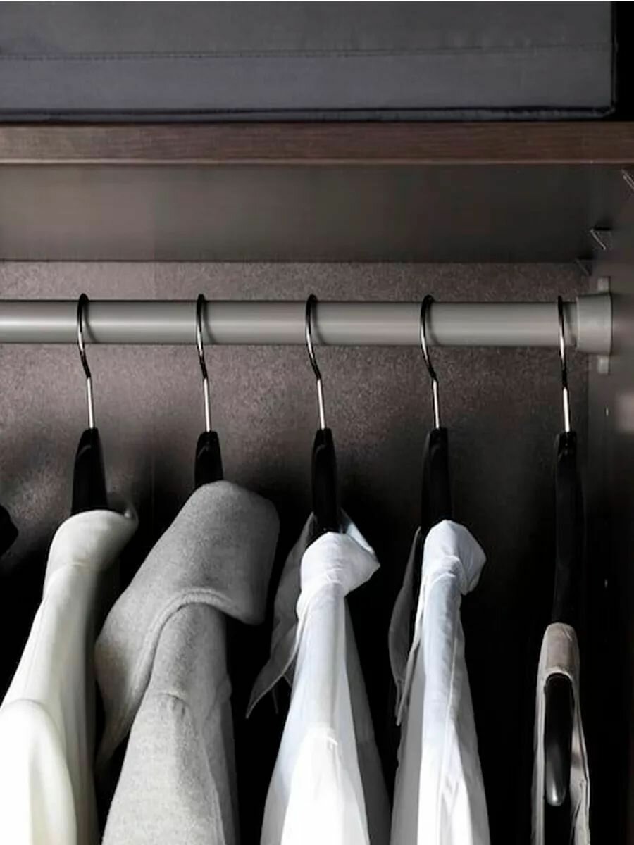 Штанга платяная, темно-серый 75 см IKEA KOMPLEMENT комплимент