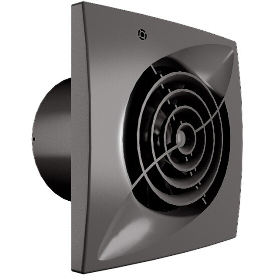 Вентилятор вытяжной Рвс Полярис 125 энергосберегающий, 17 Вт, 31 дБ, 185 м3/ч, черный обсидиан