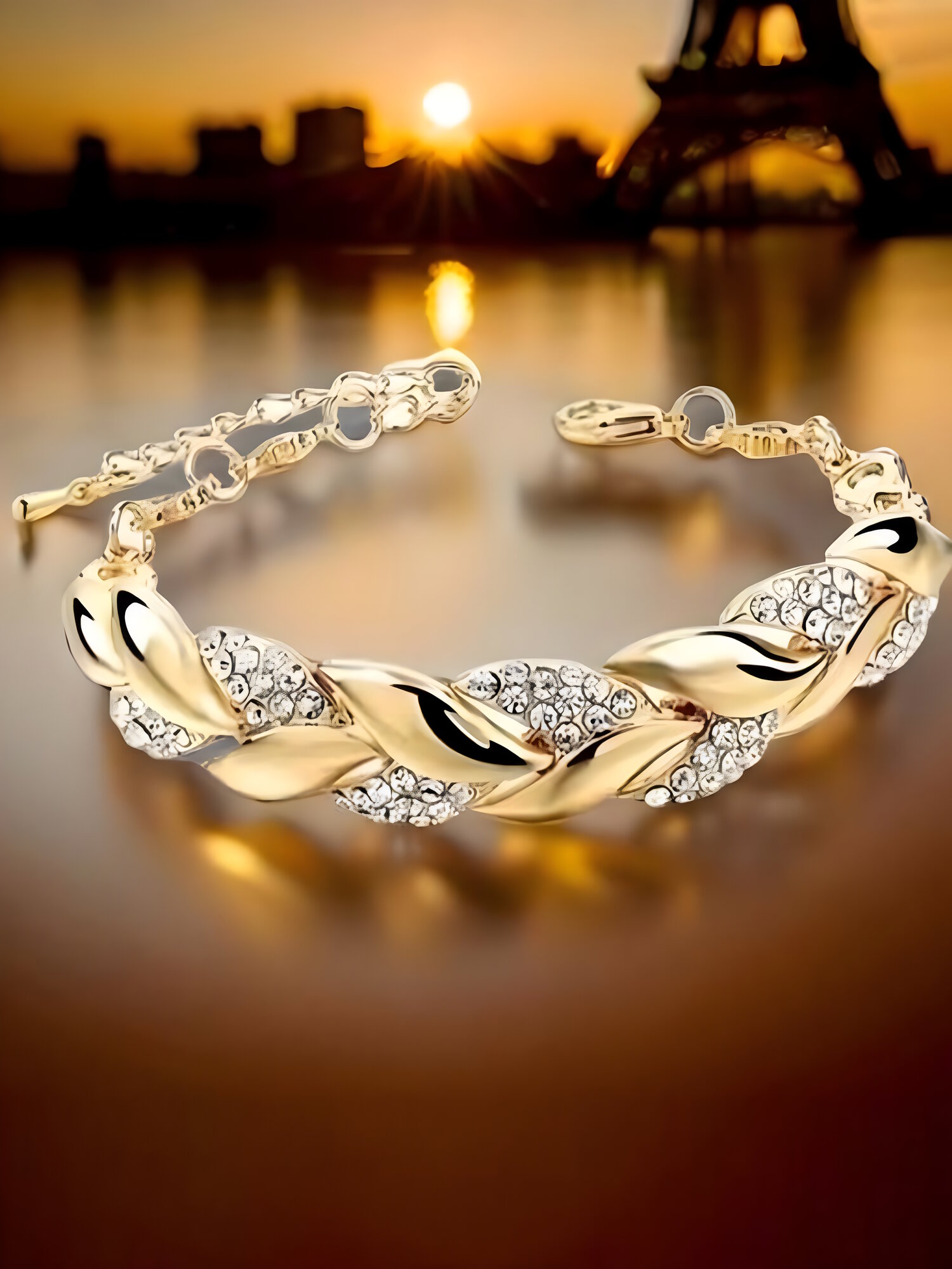 Плетеный браслет TIME LIDER