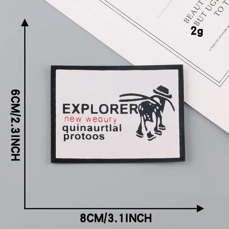 Вышитые тканевые патчи BU342-10