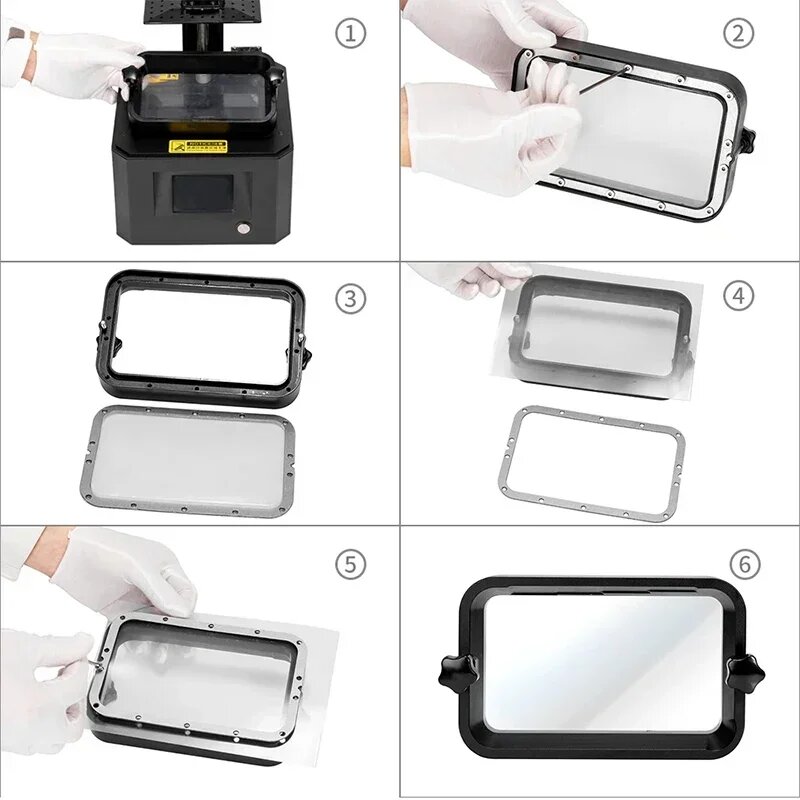 FEP-пленка 5,5 дюйма для ANYCUBIC Photon S, Elegoo Mars 2pcs 140x200