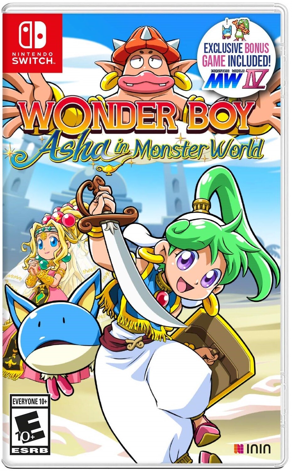 Wonder Boy Asha in Monster World Nintendo Switch