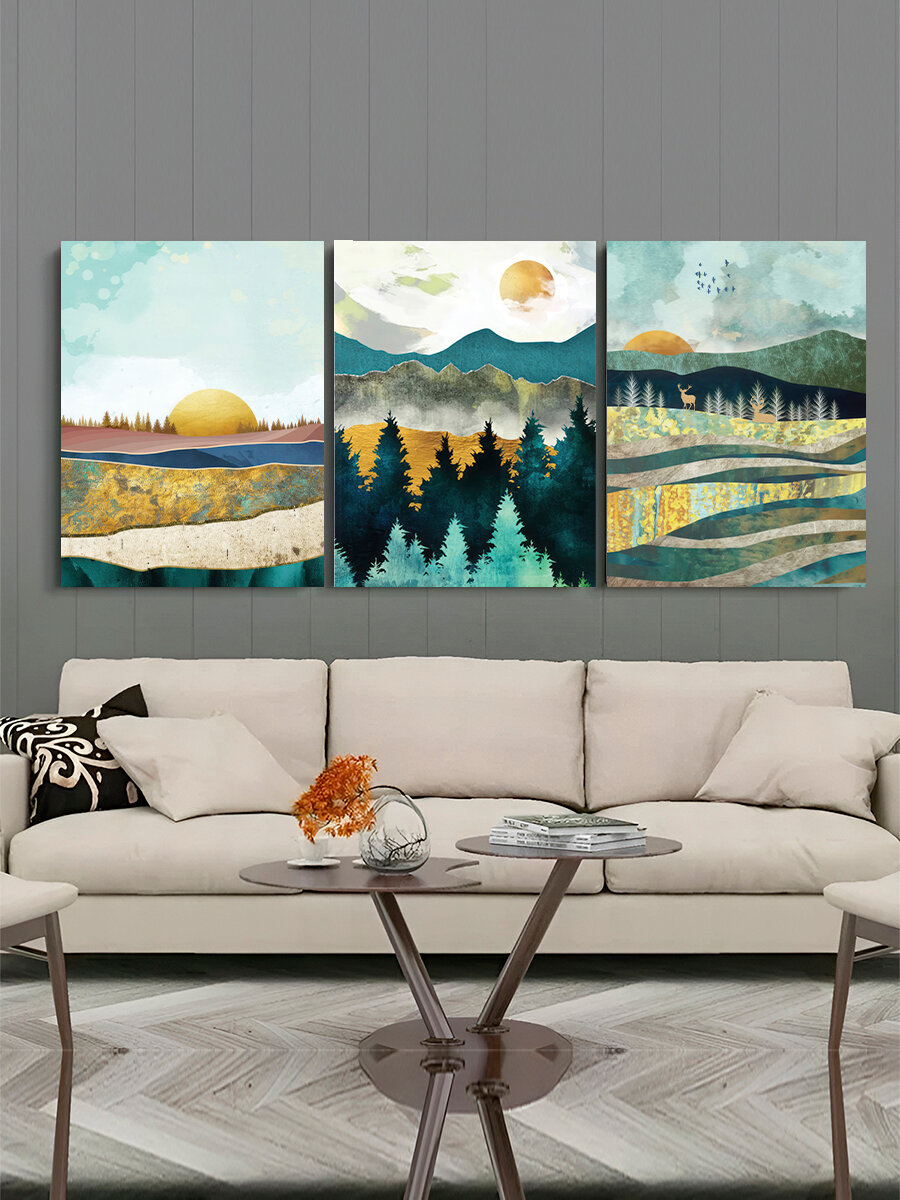 Картина на стену для интерьера от бренда Pechat Vip из категории Триптих 40х50 см.