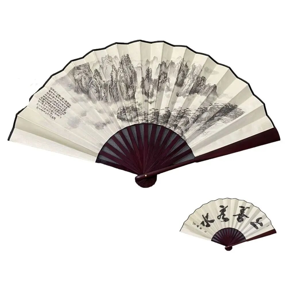 Складной бамбуковый веер из шелка G