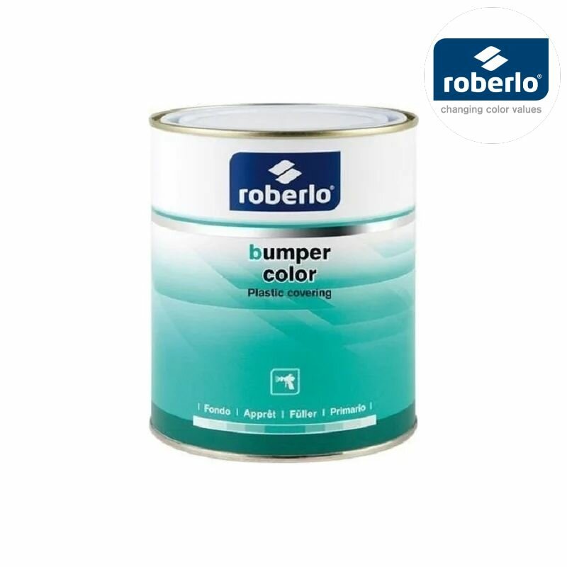 Roberlo Bumper Color Структурная грунт-краска, антрацит, 1л.