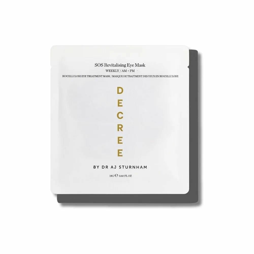 Восстанавливающая маска для глаз DECREE SOS Revitalizing Eye Mask By Dr Aj Sturnham 18g