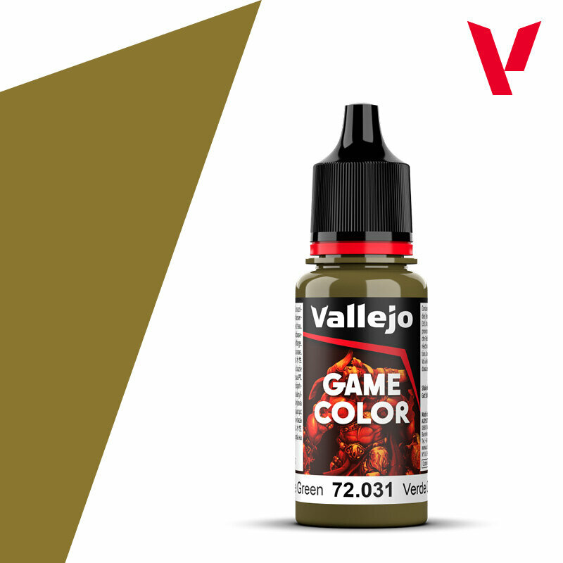 Краска 72031 Vallejo серии Game Color Camouflage Green (Камуфляжный Зеленый) 18ml