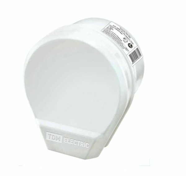 Разъем РШ ВШ 1ф 32А белый ОУ TDM