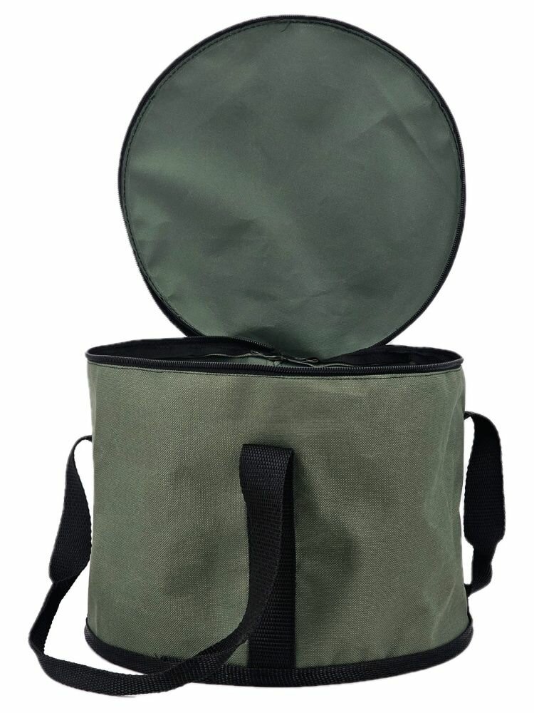 Ведро с крышкой для замеса прикормки 19л "Три Кита"