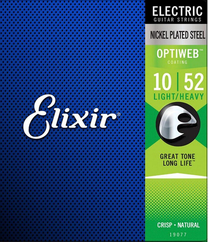 Струны для гитары Elixir 19077 OptiWeb Light/Heavy 10-52