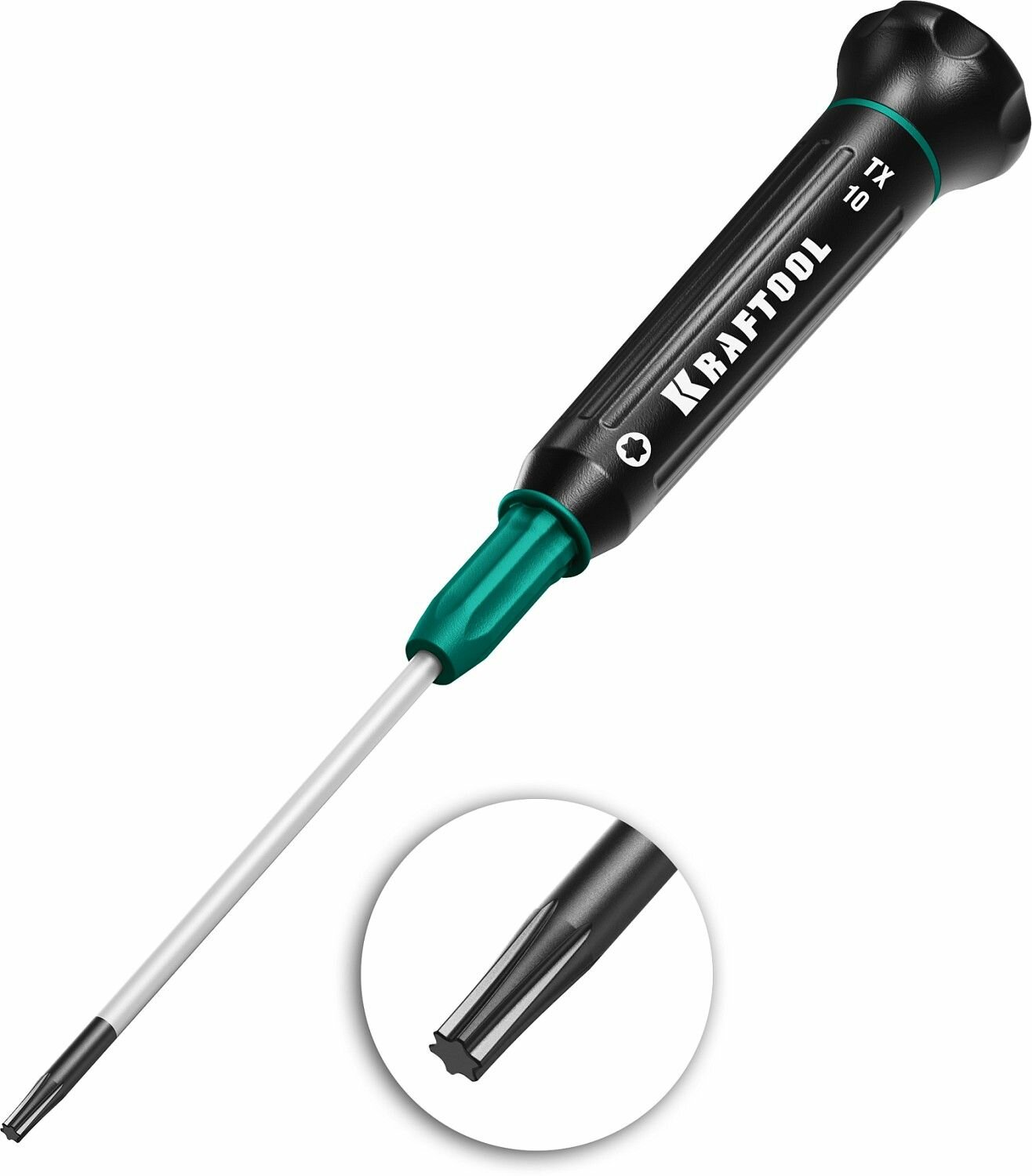 Отвертка KRAFTOOL Precision TX10, для точных работ 25684-10
