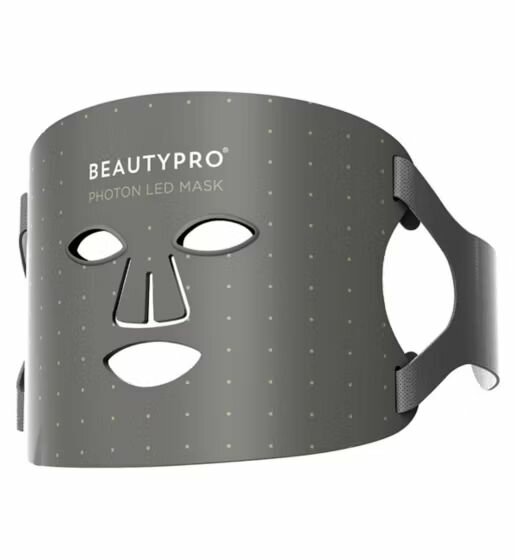 Светотерапевтическая маска BEAUTYPRO PHOTON LED для лица, серая