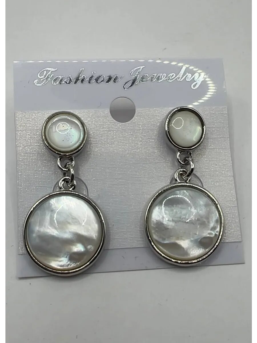 Серьги, перламутр