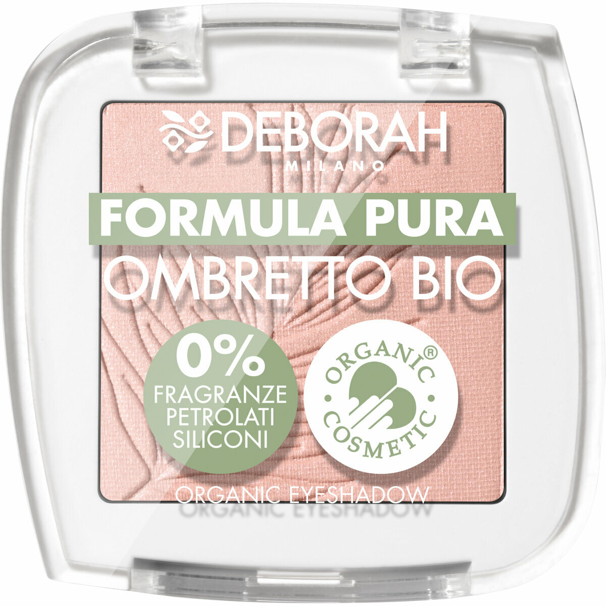 Тени для век Deborah Milano Formula Pura Ombretto Bio, тон 03 Светло-розовый, 2,5 гр