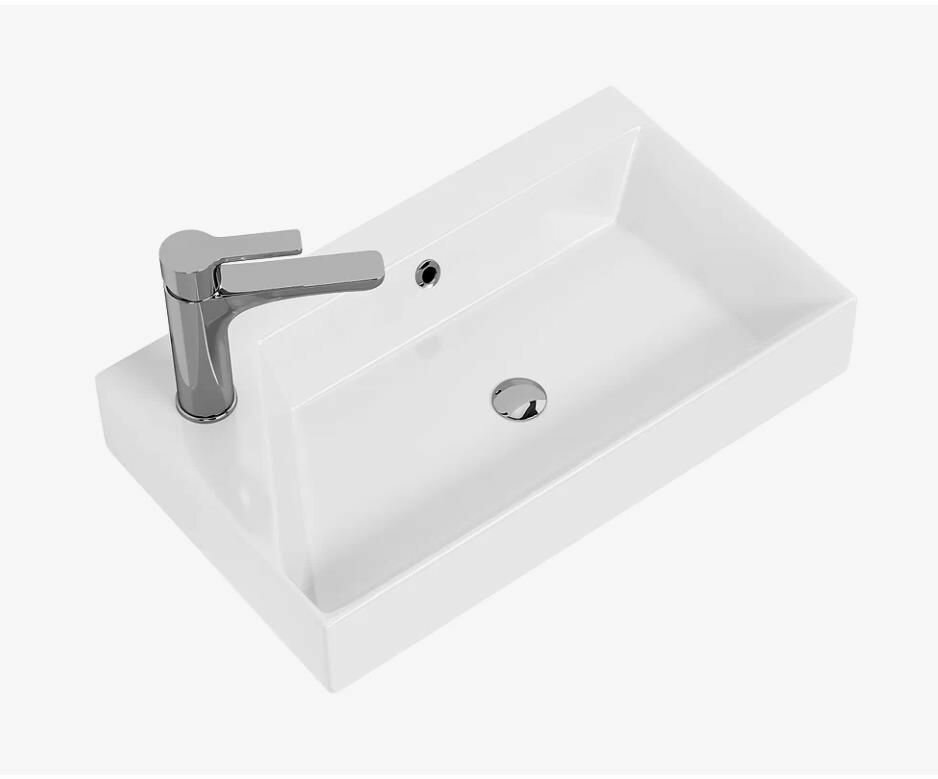 RAVAL Раковина Слим Синерджи 55, белый