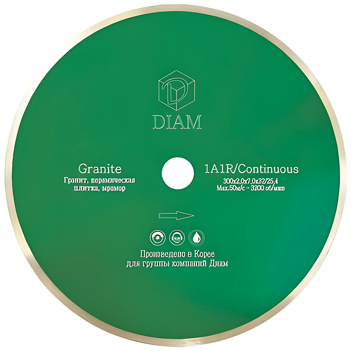 Диск алмазный 300 х 2.0 х 7.0 х 32/25.4 мм GRANITE (гранит) DIAM 000244