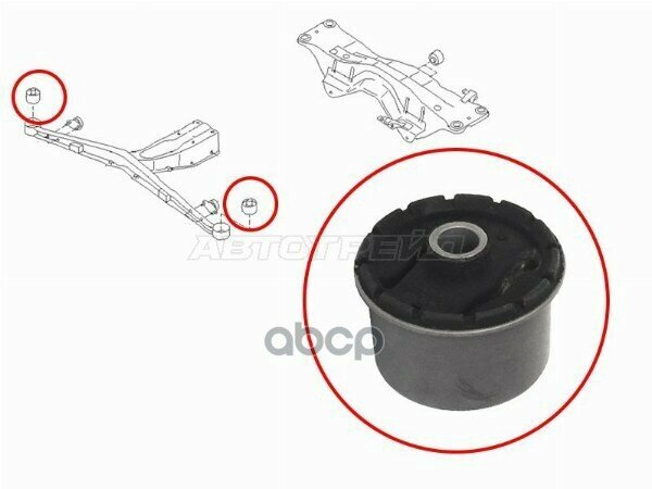 Сайлентблок опоры двигателя Subaru Forester 97-08 / Impreza 92-07 Sat арт. ST-41322-AC060