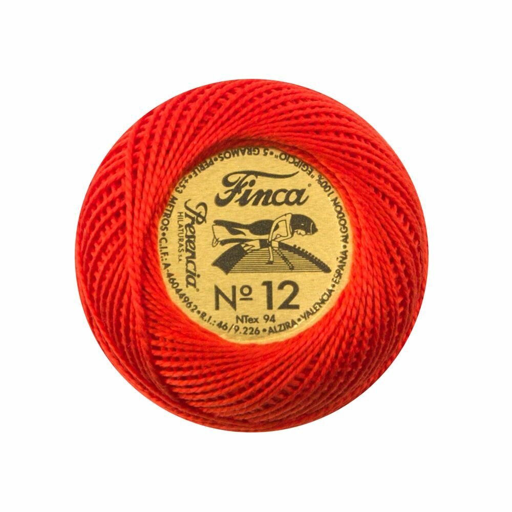 Мулине PRESENCIA HILATURAS "Finca Perle", Жемчужное, №12, однотонный цвет 1166, 1 моток