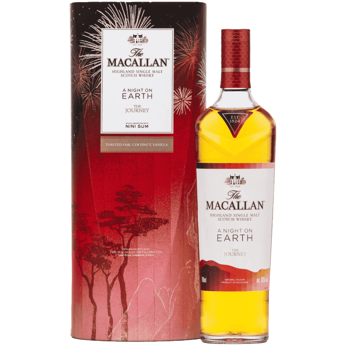 Виски The Macallan A Night on Earth In Scotland 0,7 л в подарочной упаковке