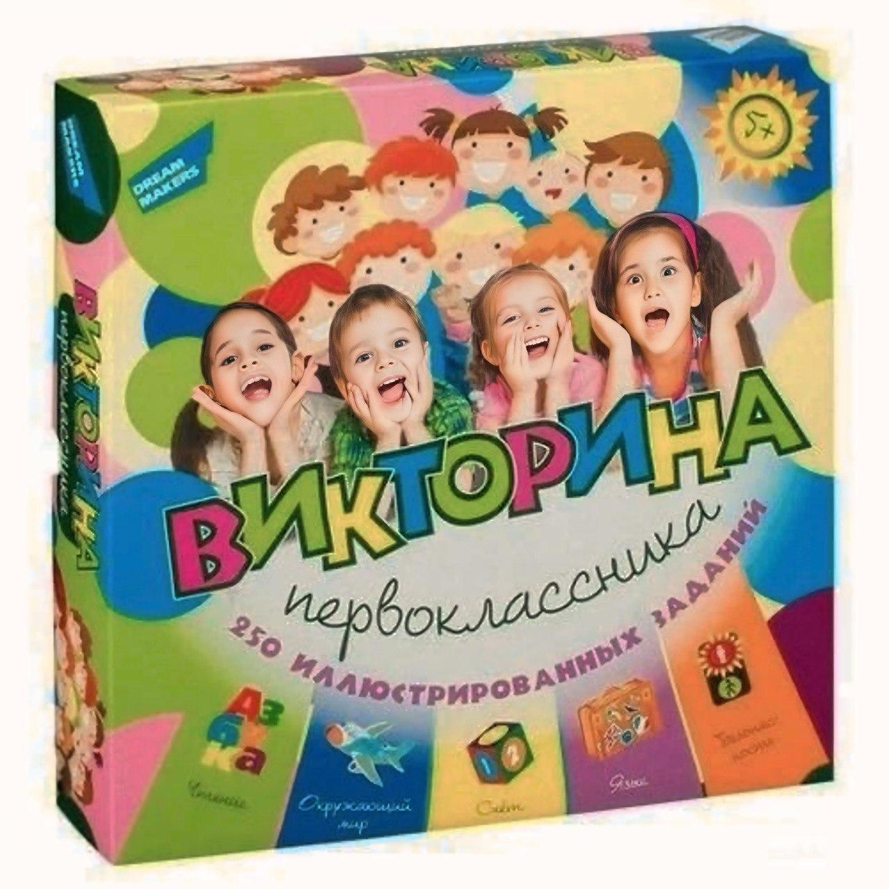 Игра Dream Makers "Викторина идем в школу", настольная, 2-4 участника, от 6 лет