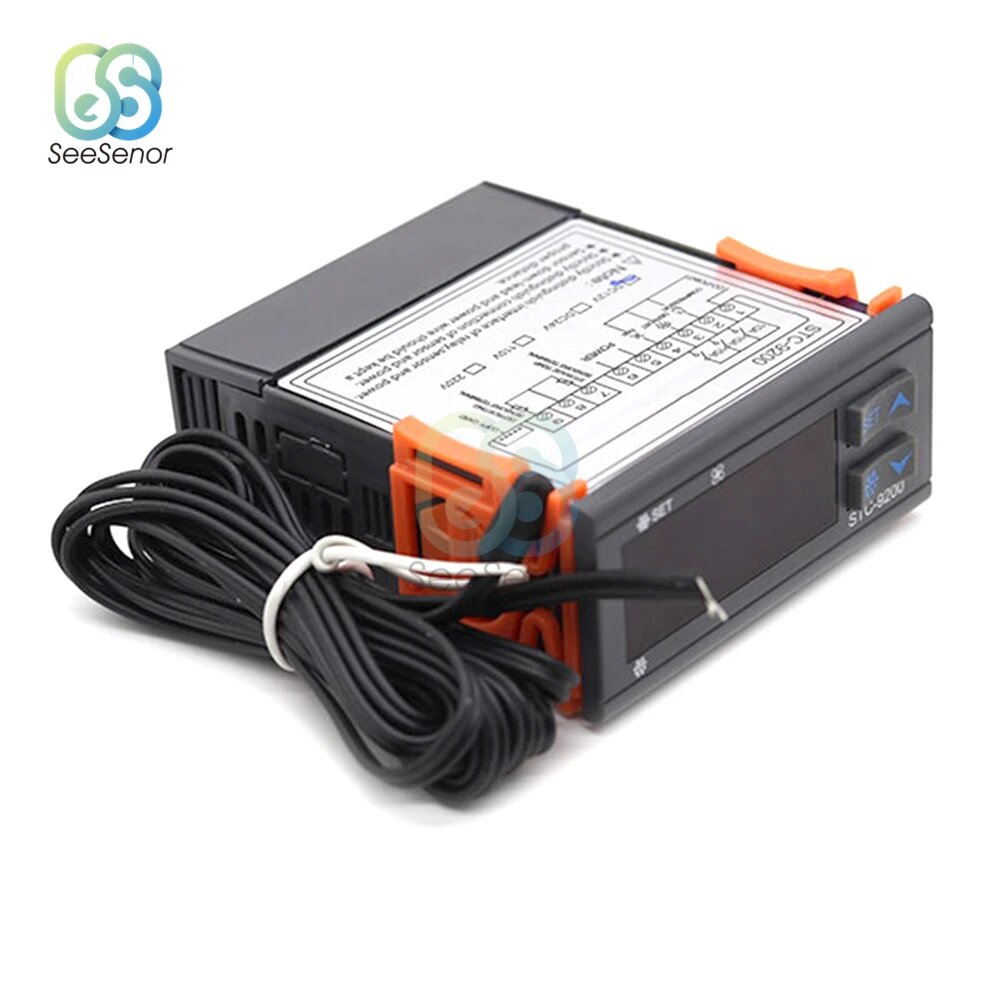 STC-9200 регулятор температуры нагревательного циркулирующего насоса, интеллектуальный полностью автоматический регулятор температуры с цифровым дисплеем