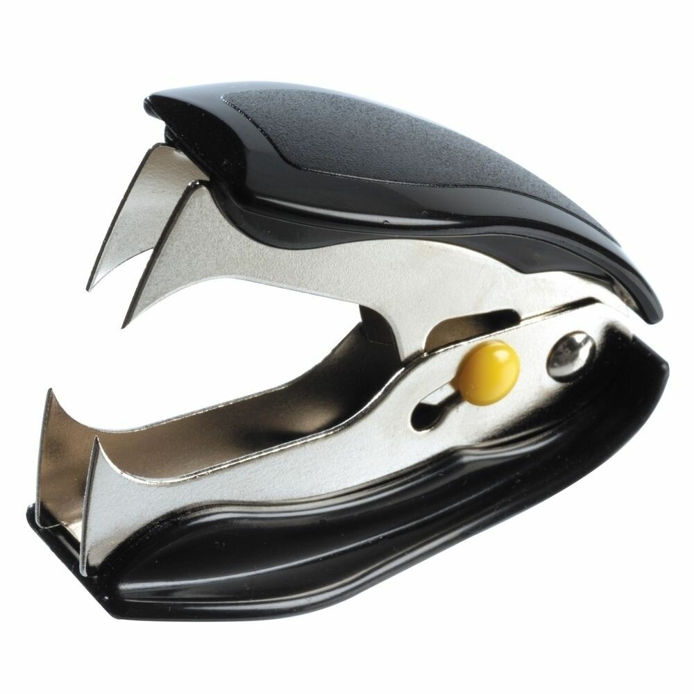 Антистеплер Erich Krause с фиксатором Elegance, черный (28239)