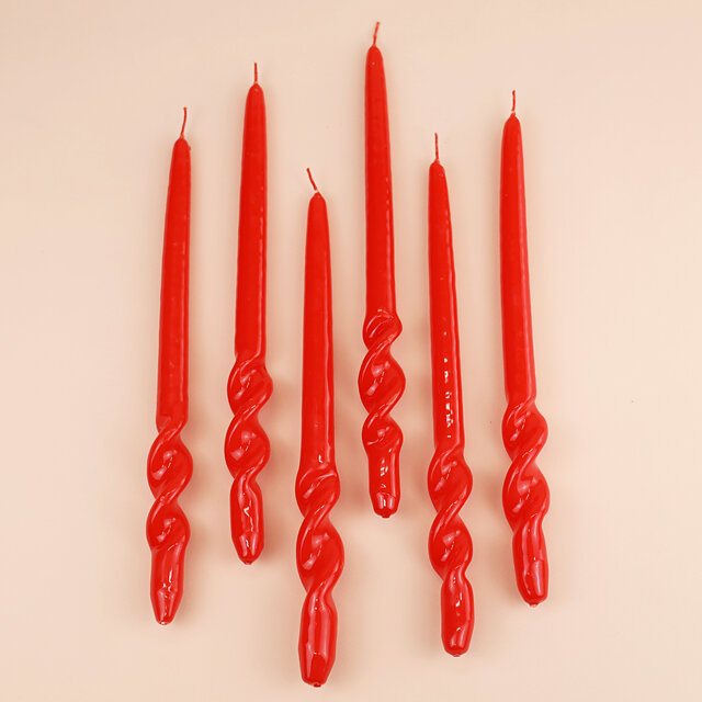 Длинная свеча Флекс 33*3 см красная, Омский Свечной, 7673-свеча