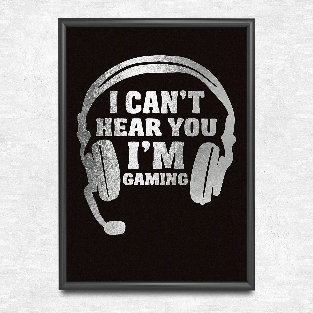 Постеры для интерьера. Постер с надписью. Геймер. Плакат для кухни, гостиной, спальни, кабинета