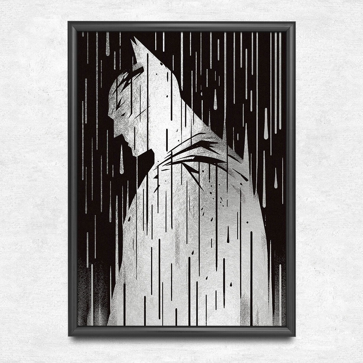 Постер на стену Бэтмен / плакат интерьерный Batman. Бетмен. Темный рыцарь. Супергерой