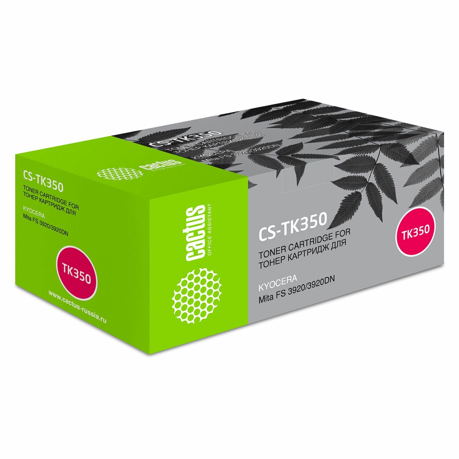 Тонер-картридж CACTUS для Kyocera FS-3920DN, ресурс 15000 страниц CS-TK350