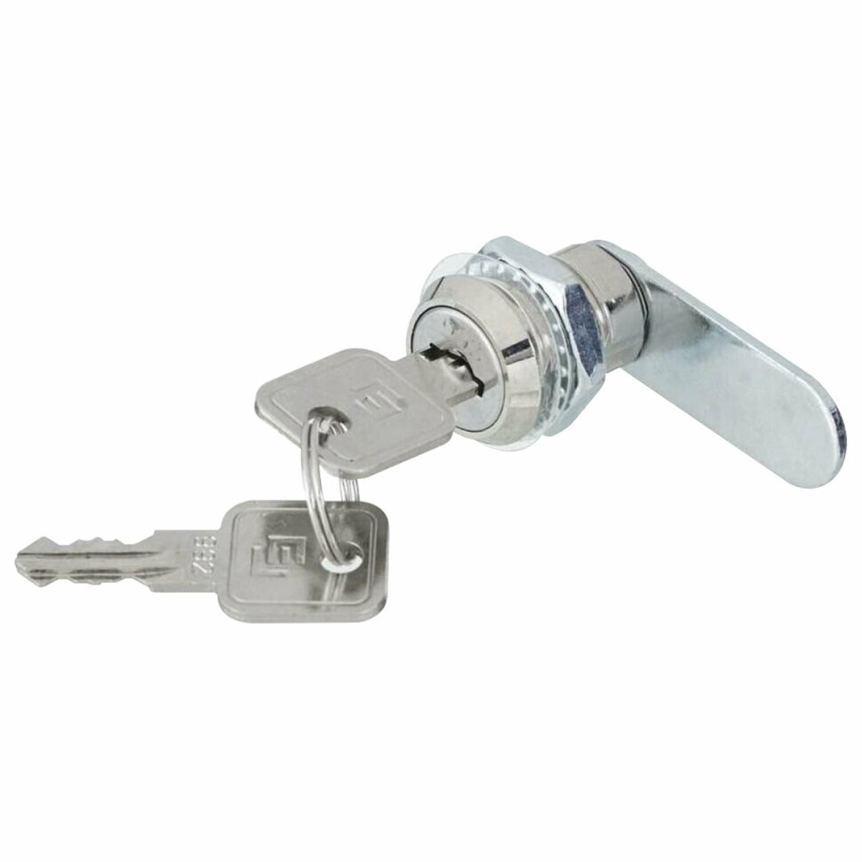 Замок почтовый Banggu, длина 16 мм, d - 17,5 мм, 90 градусов, прямой ригель, гайка, 3497, 671227