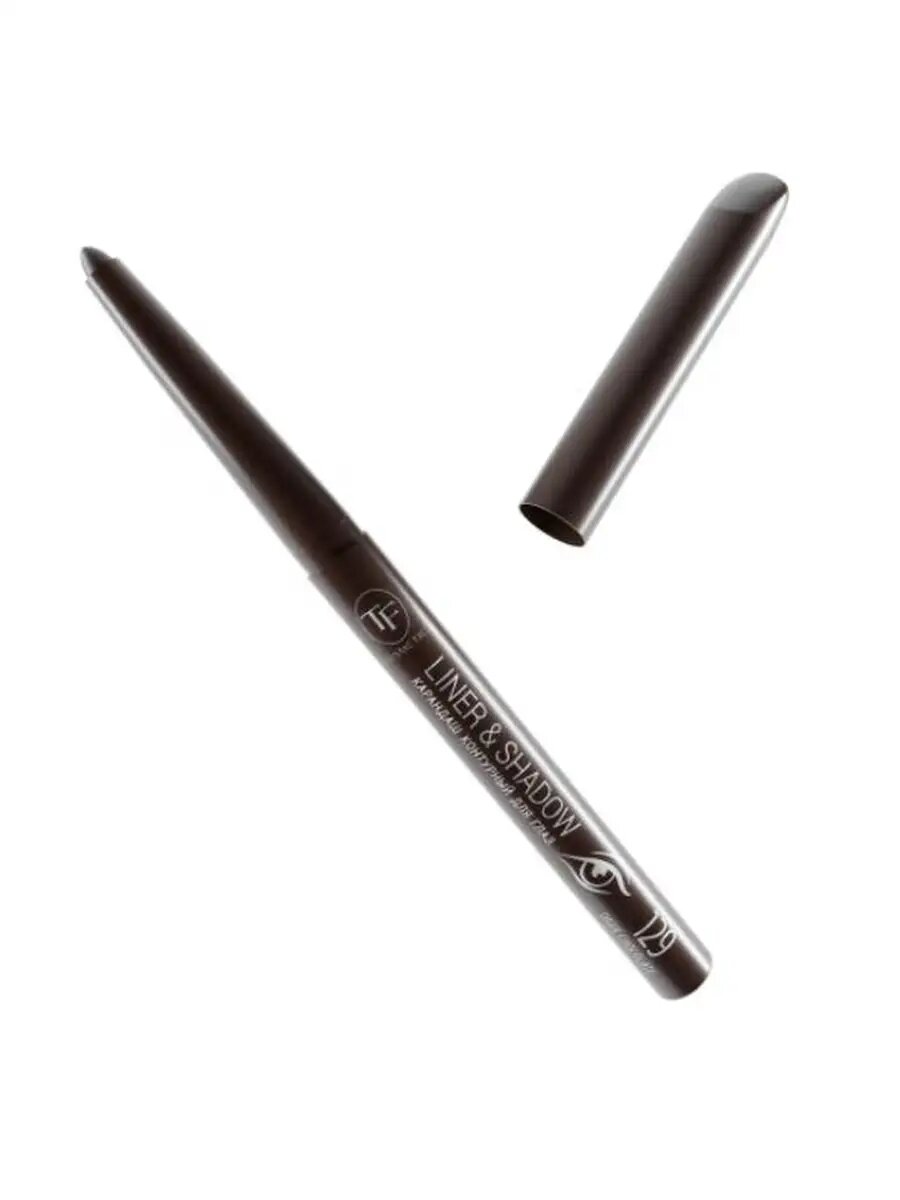 Для глаз автомат. Liner & Shadow 129 темный горький шоколад