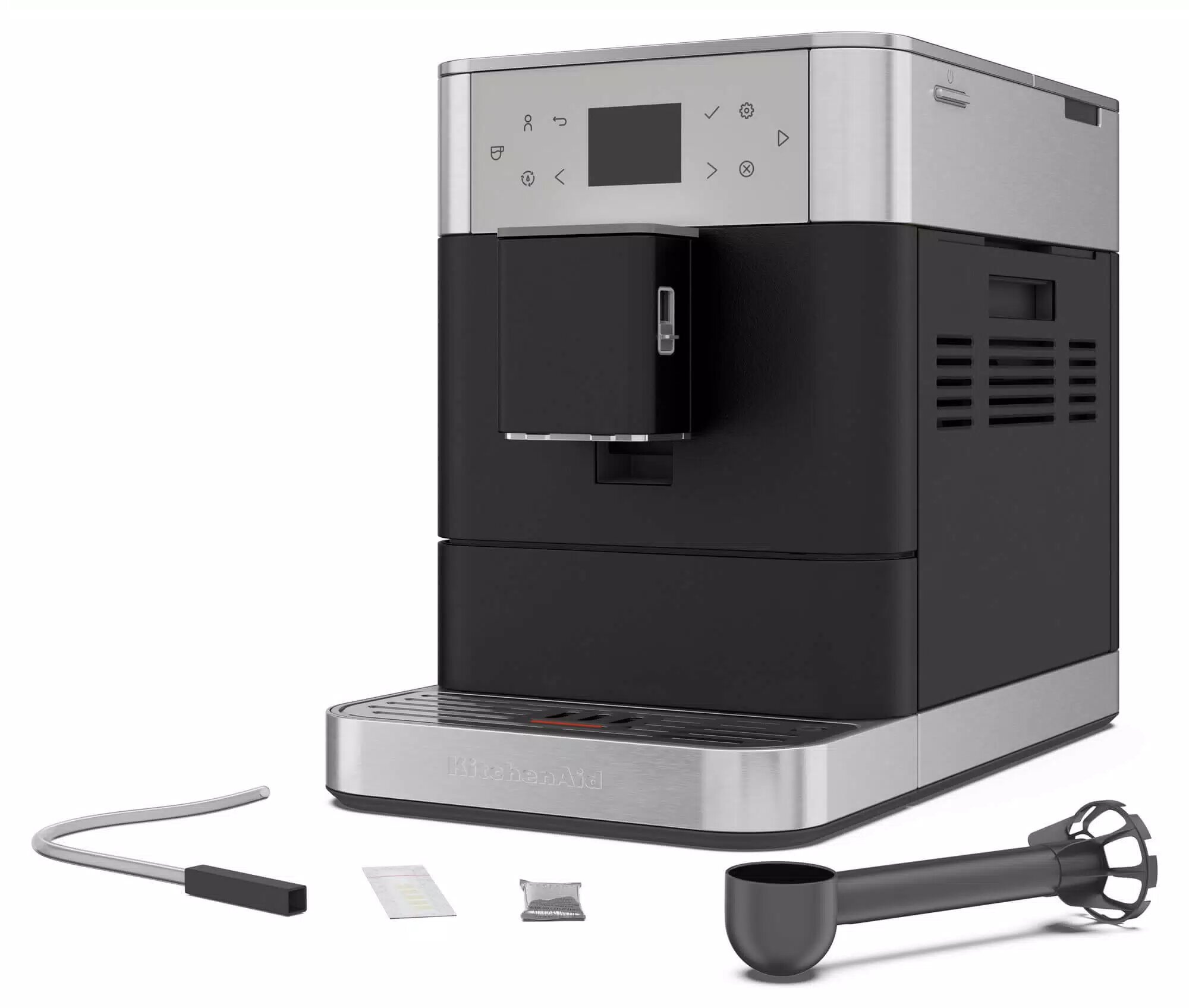 Автоматическая эспрессо-машина KitchenAid 5KES8556EBK, черный чугун