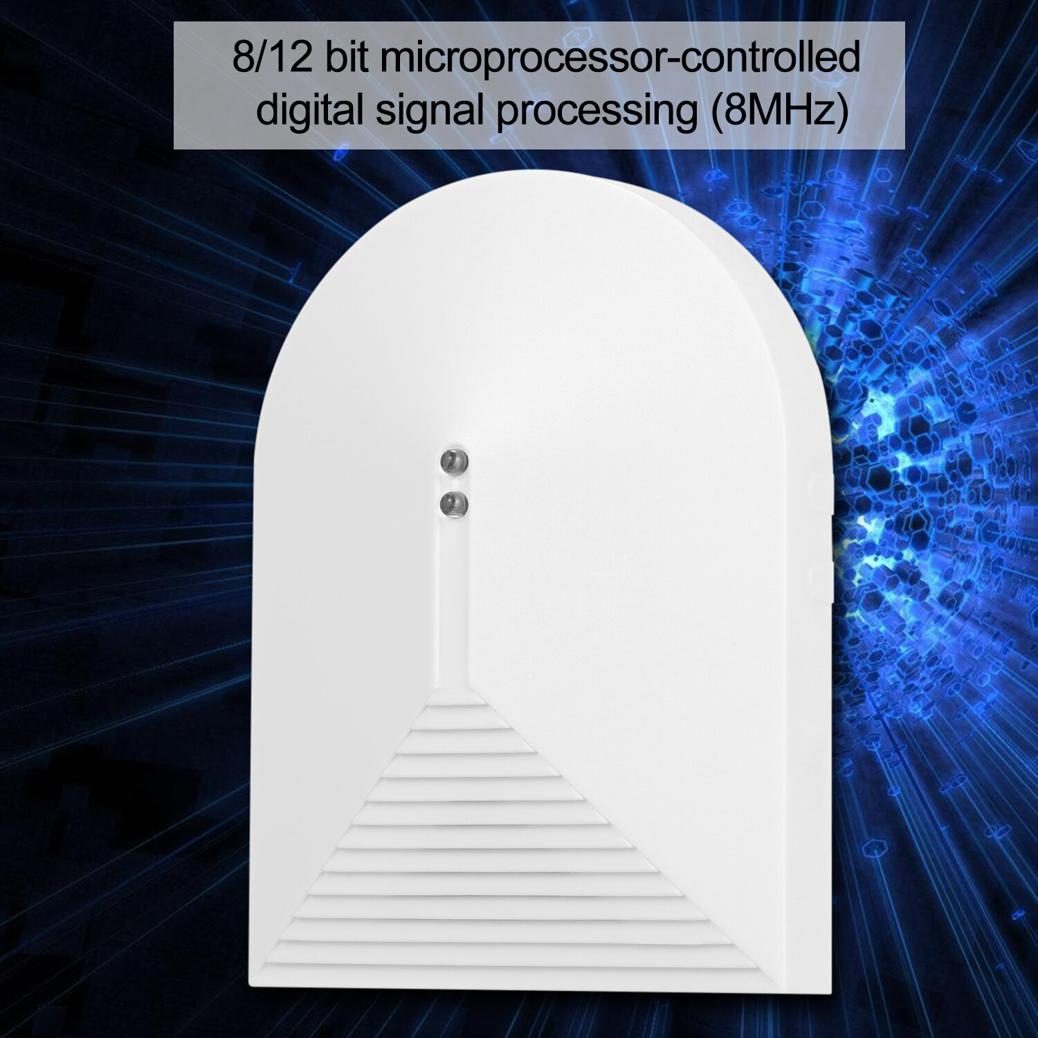 6-футовый проводной датчик разбития стекла, высокочувствительная сигнализация разбития стекла, система домашней безопасности, детектор ударов с громким вибратором