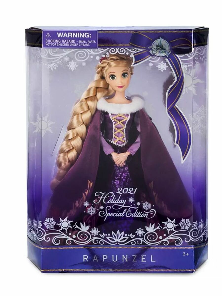 Disney 2021 Holiday Special Edition Rapunzel / Коллекционные Куклы Holiday Special Edition В Модных Костюмах И С Цветочными Аксессуарами Для Волос Могут Принимать Различные Позы По Желанию