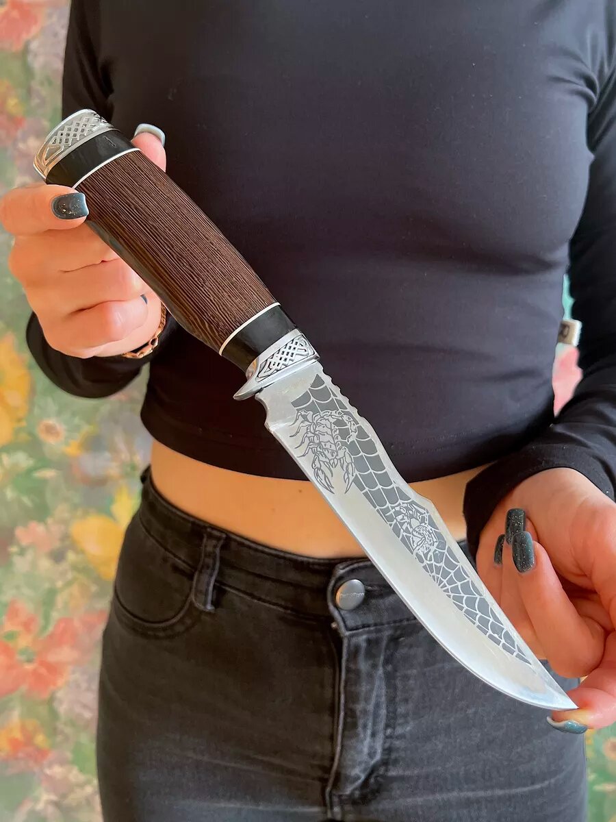 Нож охотничий, туристический "Скорпион" арт. 160 / Не холодные ножи