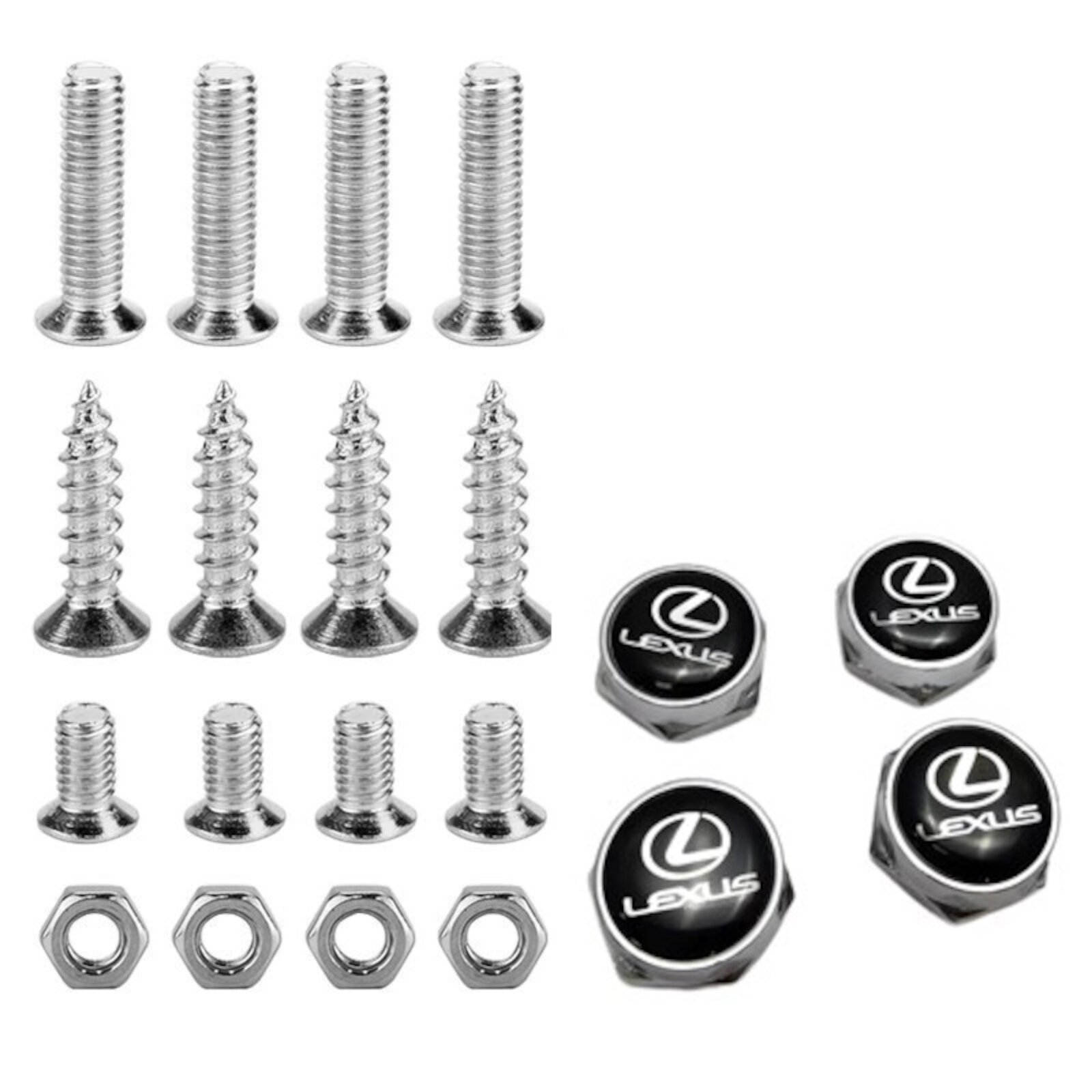 Болты для номерного знака VS-Garage, с логотипом, для GMC, металл