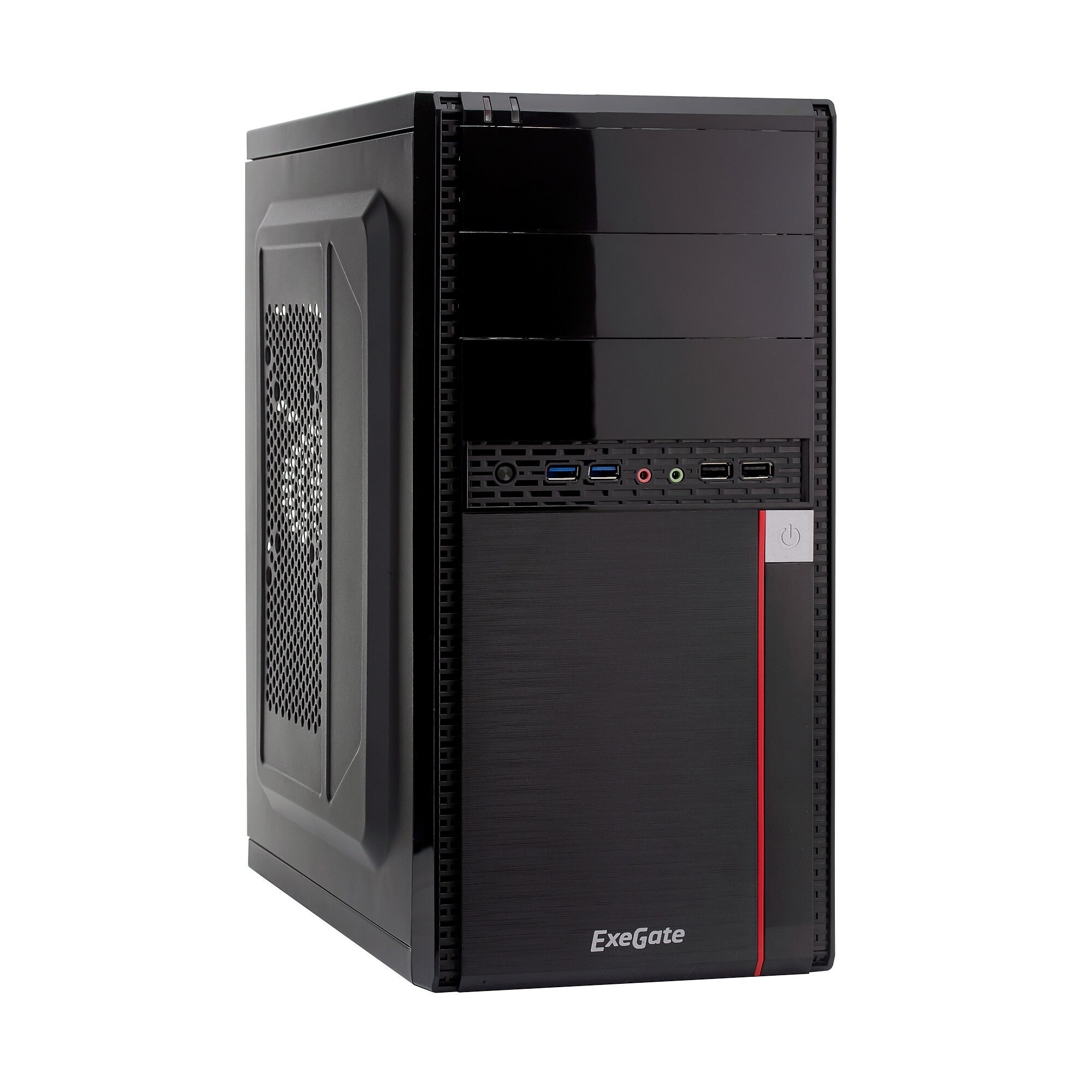 Корпус Exegate EX277439RUS Minitower MA-371X Black, mATX <без БП>