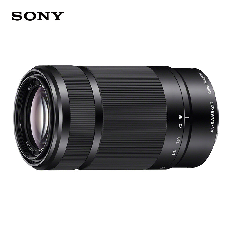 Sony E 55-210mm F/4.5-6.3 OSS APS-C Telephoto Zoom Mirrorless Camera Lens, Black E-Mount (SEL55210)