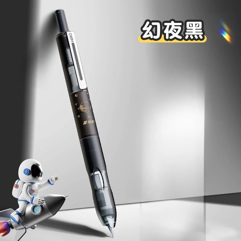 Авторучка Герой P320 Press Pen Time Space Cabin, Phantom Night Black
