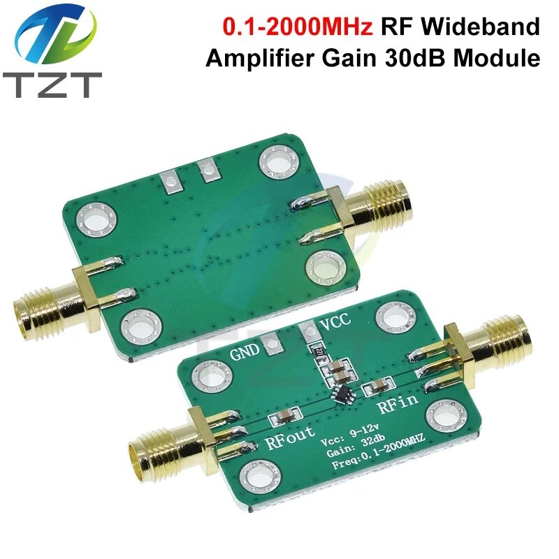 RF модуль широкополосного усилителя 0.1-2000 МГц, 3PCS